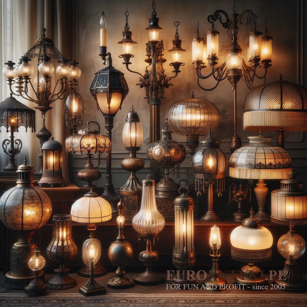 Lubisz stare lampy z duszą? Sklep z antykami EuroAntyki zaprasza ...