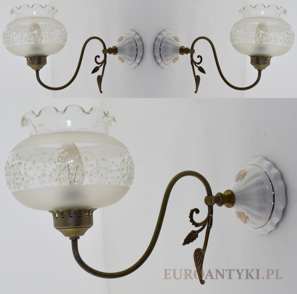 Stare lampy do łazienki nad lustro - Sklep z antykami i starociami ...